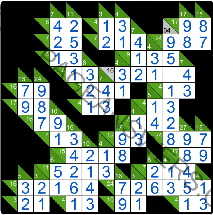 Puzzle Page Kakuro June 30 2019 Answers - Puzzle Page Answers