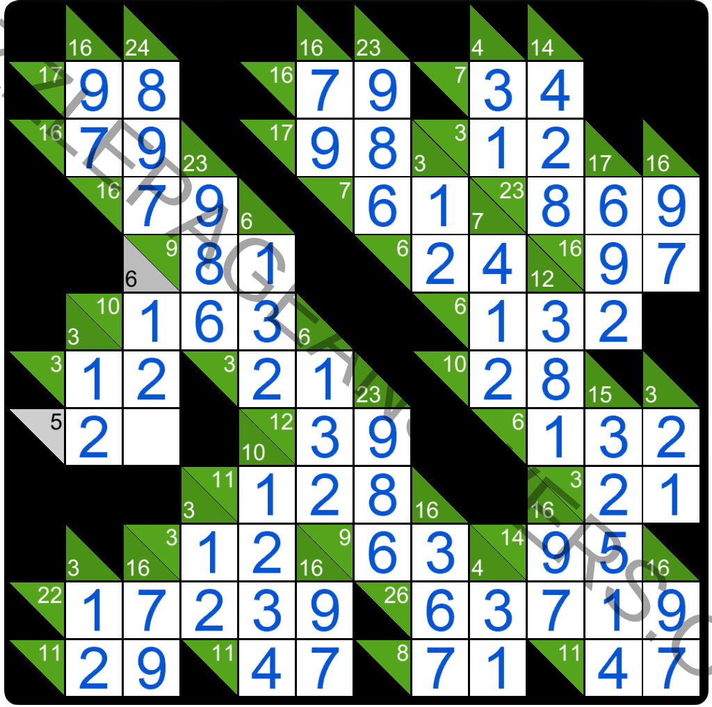 Puzzle Page Kakuro June 30 2019 Answers - Puzzle Page Answers