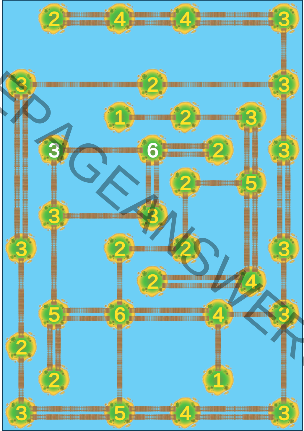 Puzzle Page Bridges December 25 2020 Answers - Puzzle Page Answers