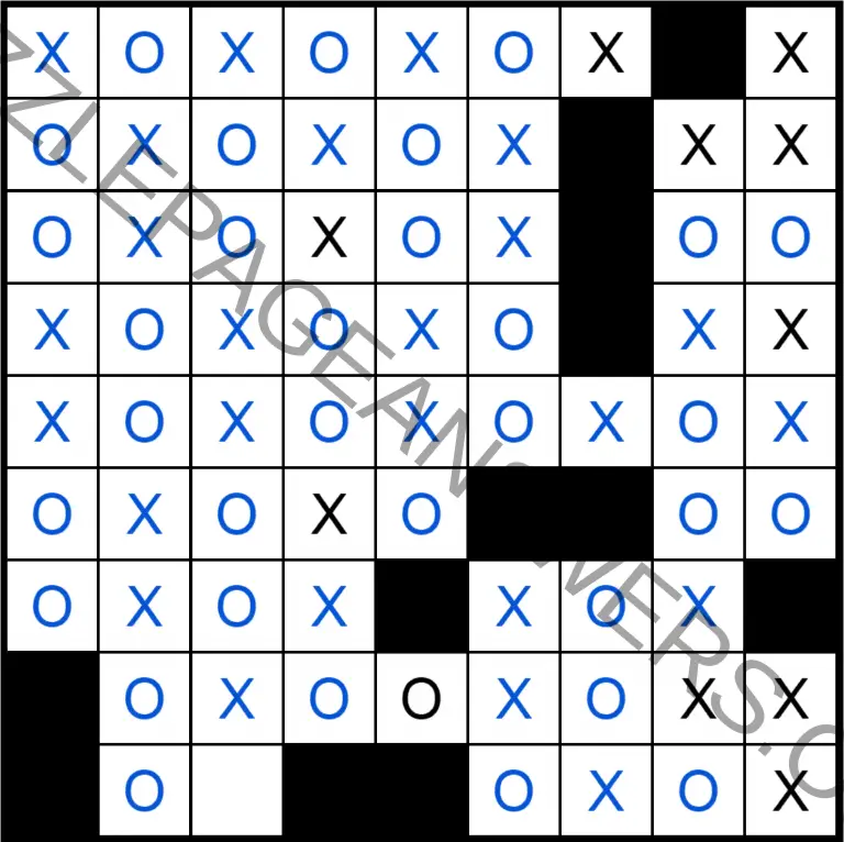 Puzzle Page Os and Xs February 4 2021 Answers - Puzzle Page Answers