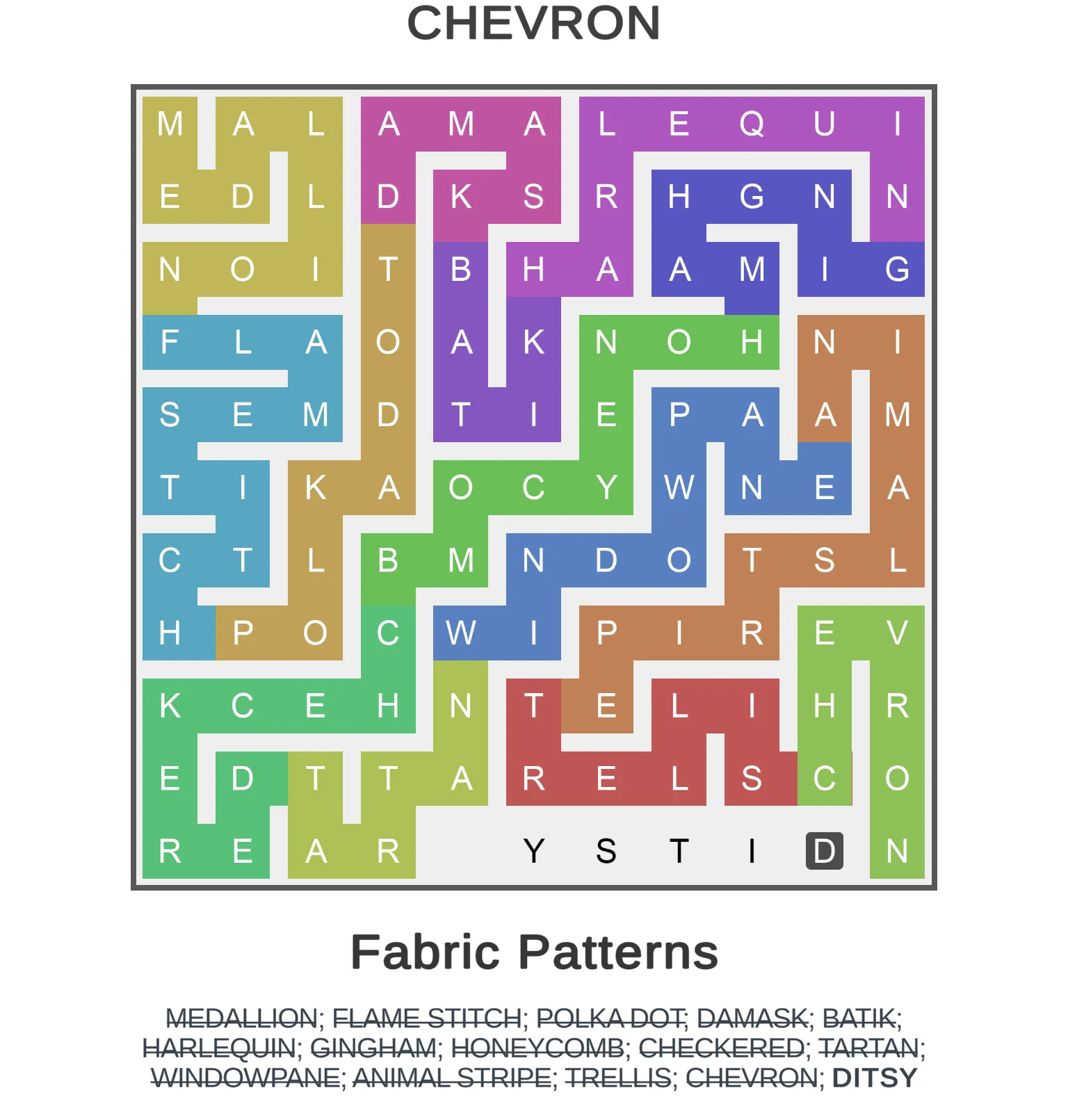 Puzzle Page Word Snake November 23 2024 Answers - Puzzle Page Answers