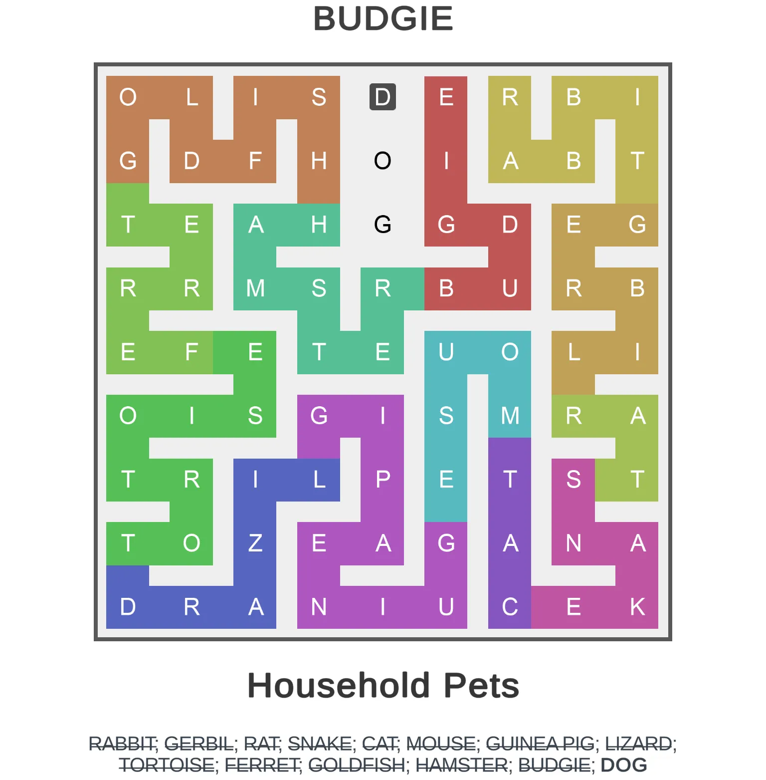 Puzzle Page Word Snake March 5 2025 Answers - Puzzle Page Answers